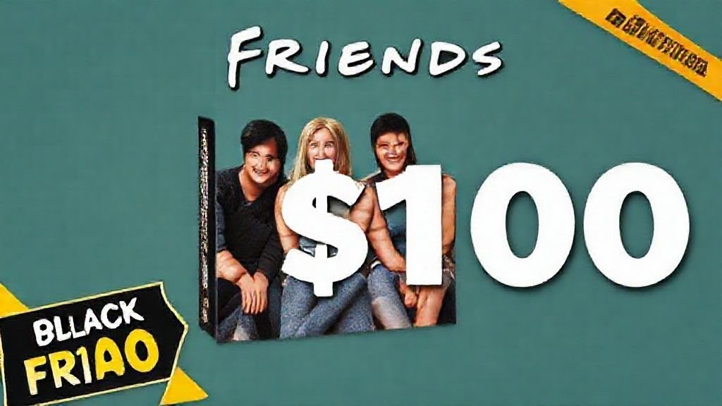 Friends Box Set 4K Abaixo de R$100: Black Friday Imperdível!