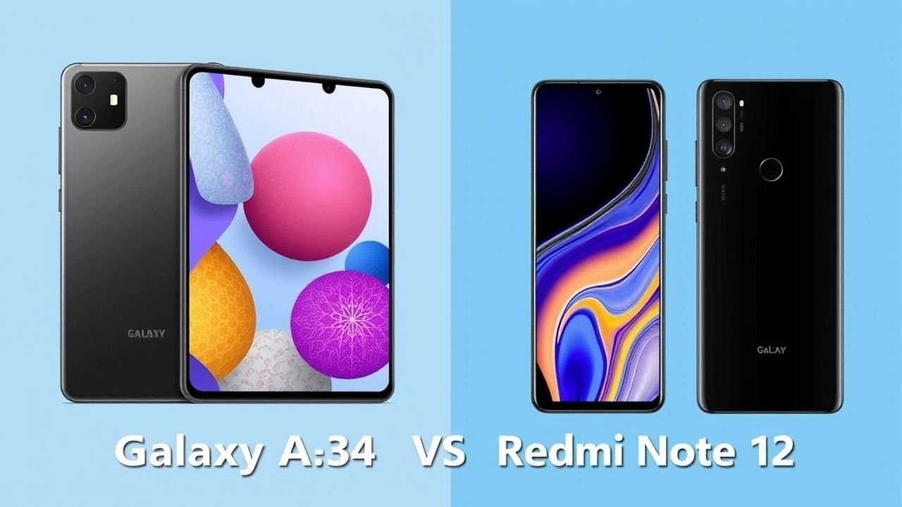 Galaxy A34 ou Redmi Note 12: Qual Vale Mais a Pena?